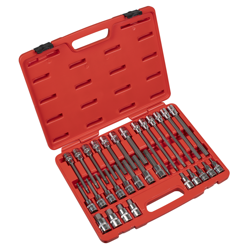 Sealey Hex Socket Bit Set 30pc 1/2"Sq Drive | Lifting Equipment Store