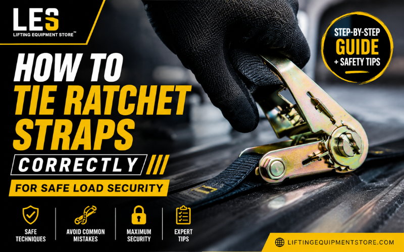 How to Tie Ratchet Straps Correctly | Safe Load Securing Guide