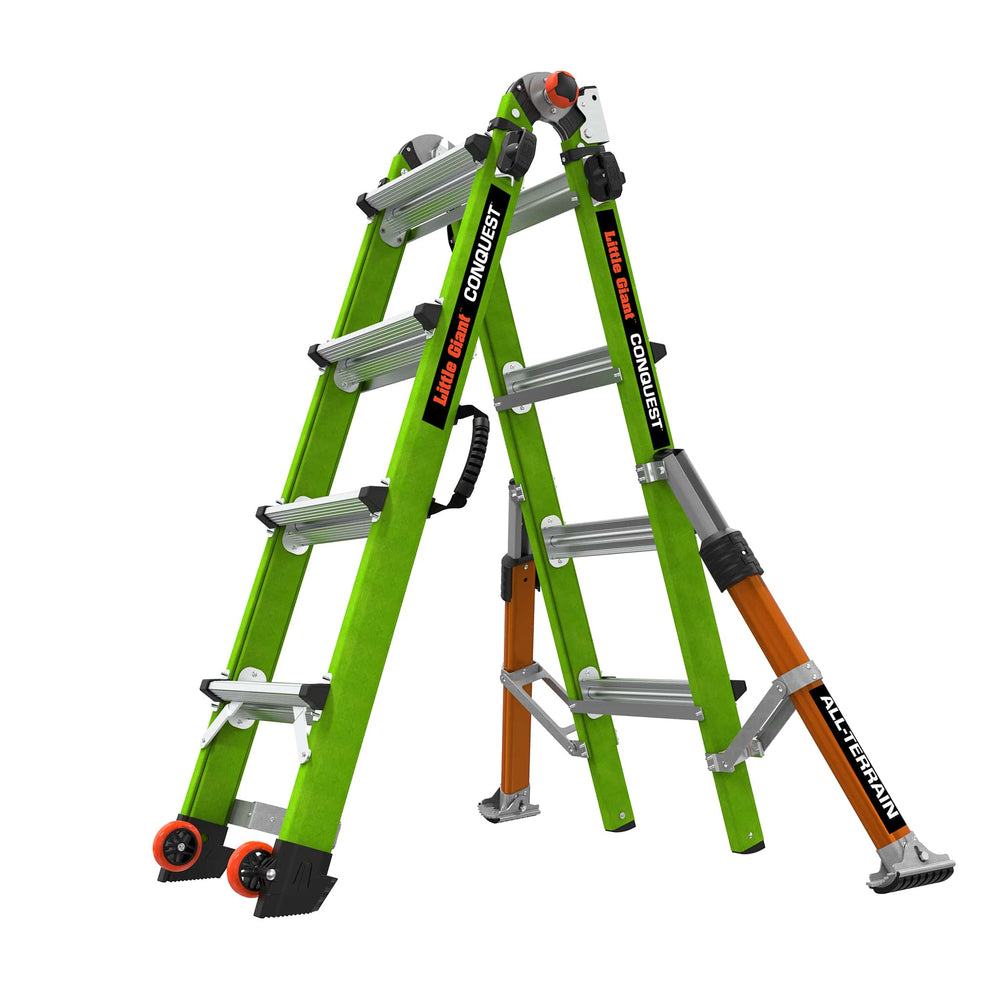 Little Giant All-Terrain Conquest GRP Step Ladder | Lifting Equipment Store