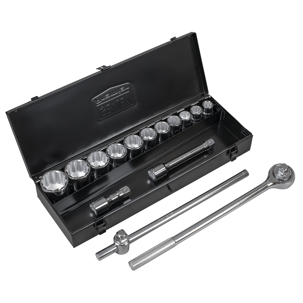 Sealey Premier Socket Set 3/4"Sq Drive 12-point 15pc