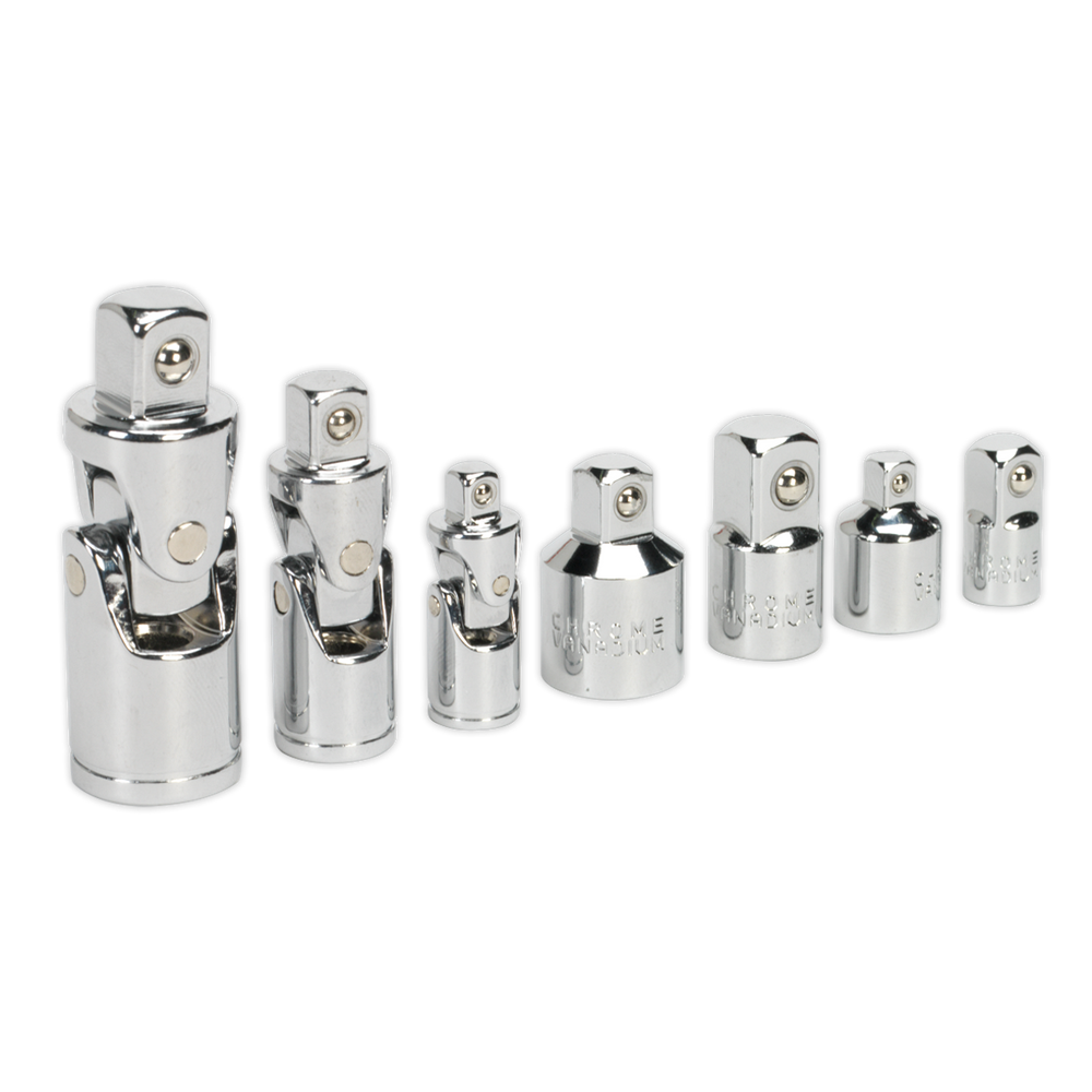 Sealey Premier Universal Joint & Socket Adaptor Set 7pc
