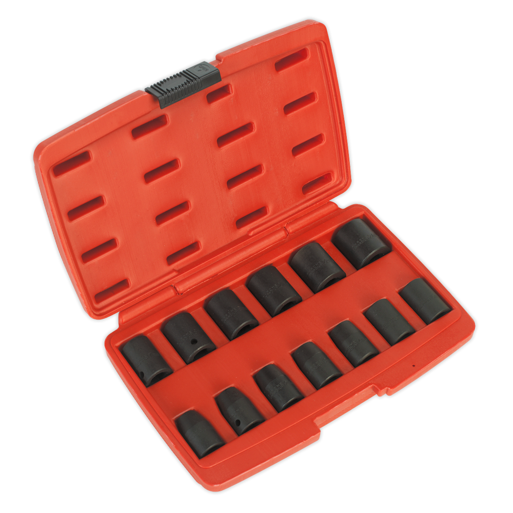 Sealey Premier Impact Socket Set 1/2"Sq Drive 13pc