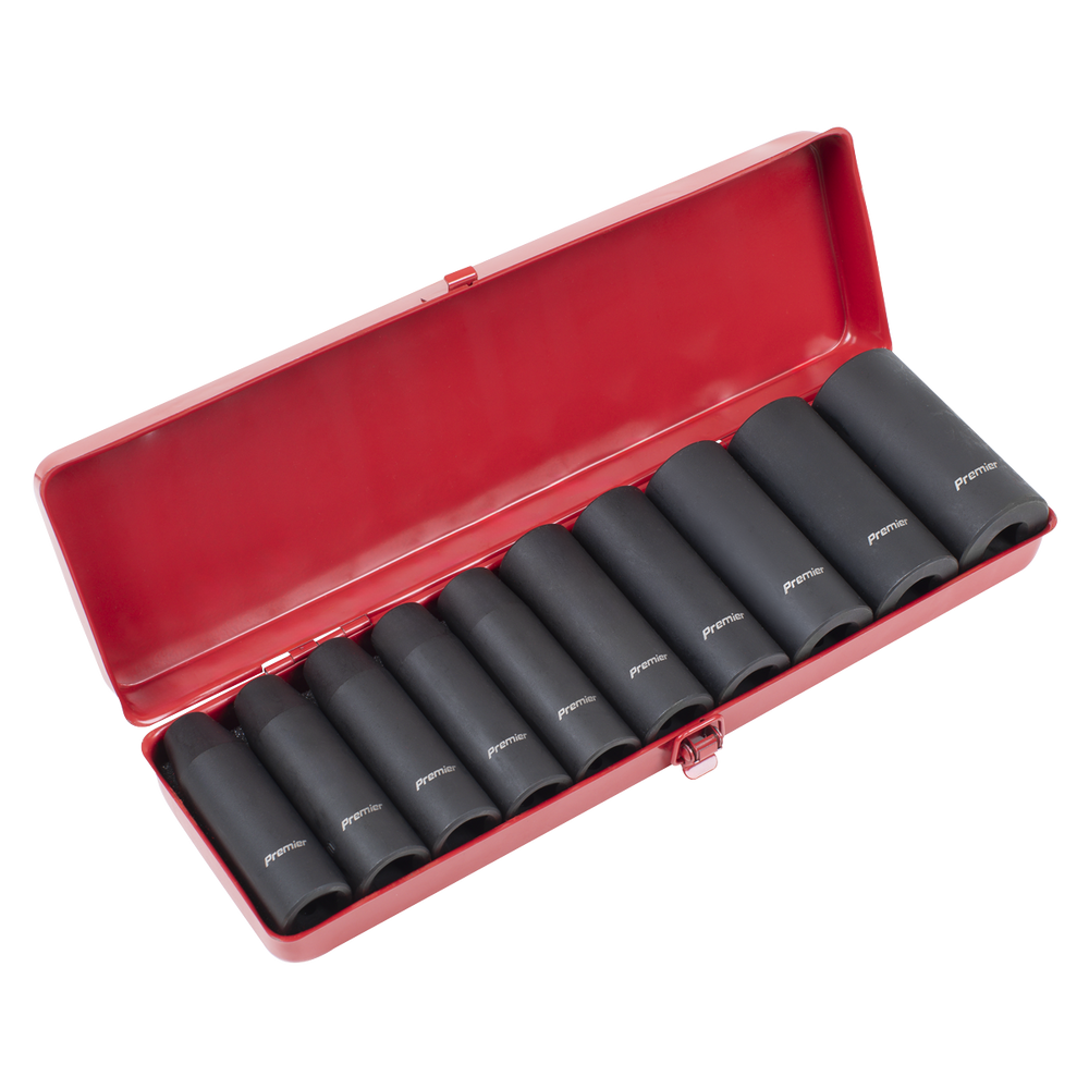 Sealey Premier Deep Impact Socket Set 1/2"Sq Drive | Lifting Equipment ...