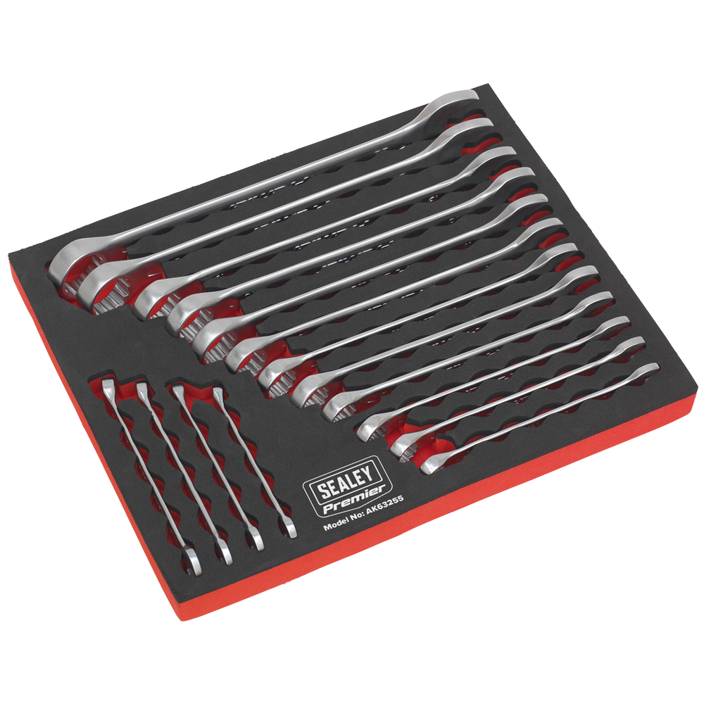 Sealey Premier Combination Spanner Set 16pc