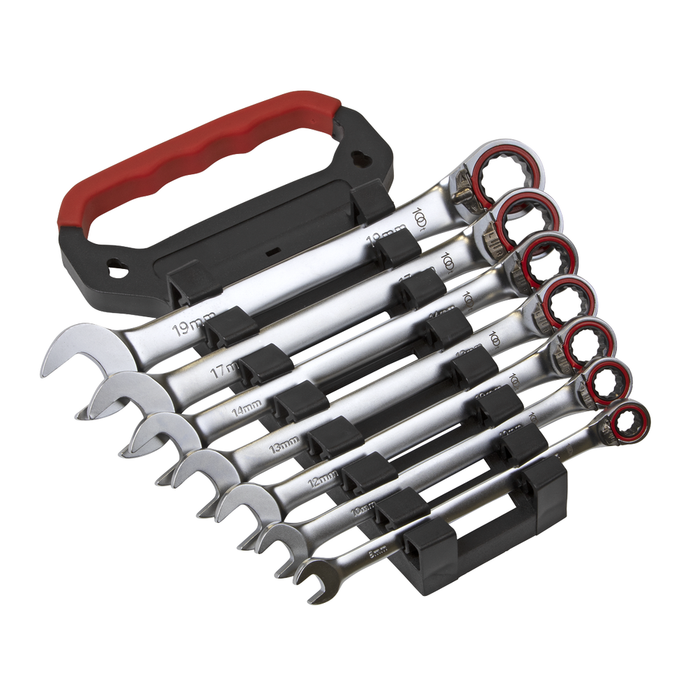 Sealey Premier Platinum Reversible Ratchet Combination Spanner Set ...