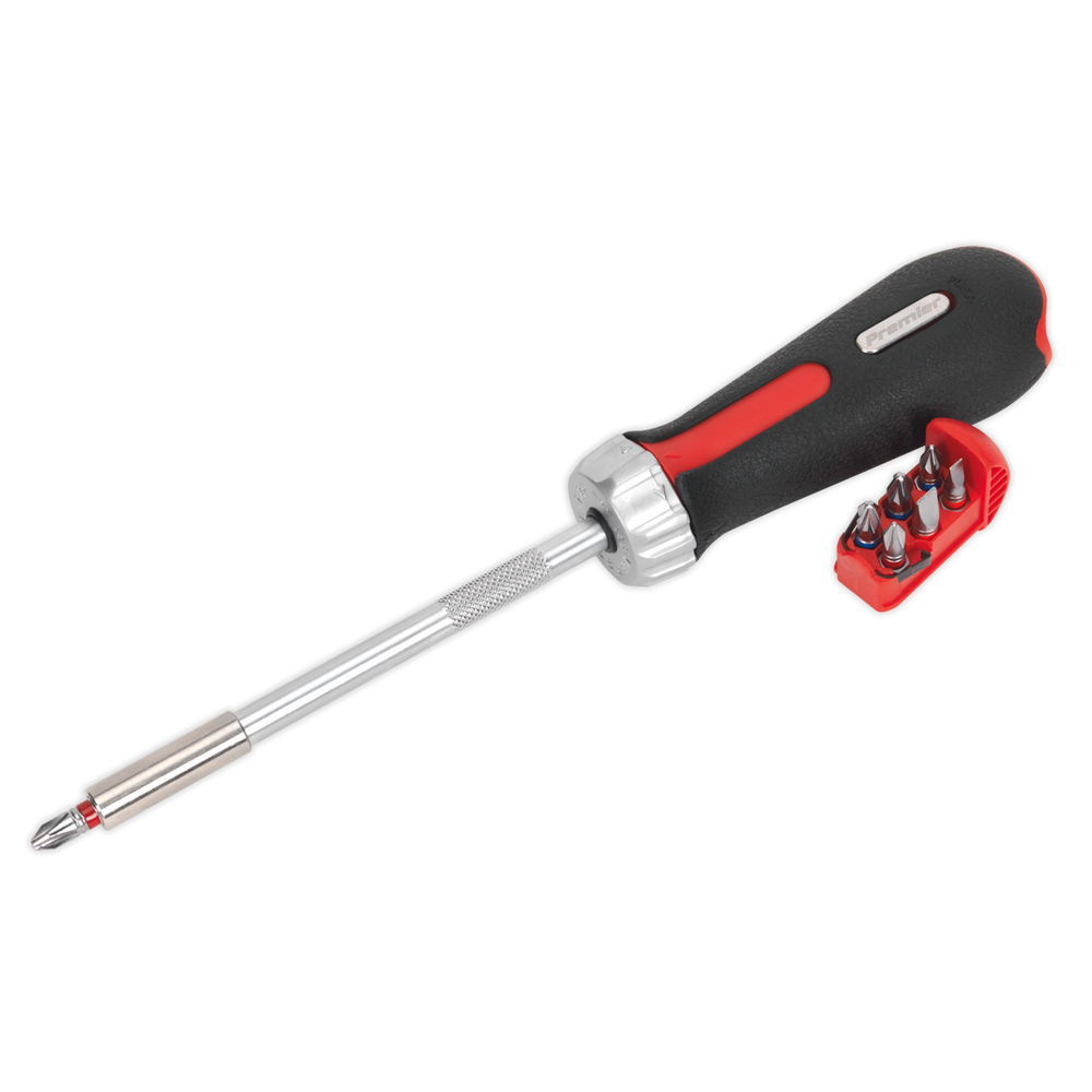 Sealey Premier Platinum Fine Tooth Ratchet Screwdriver Set 8pc