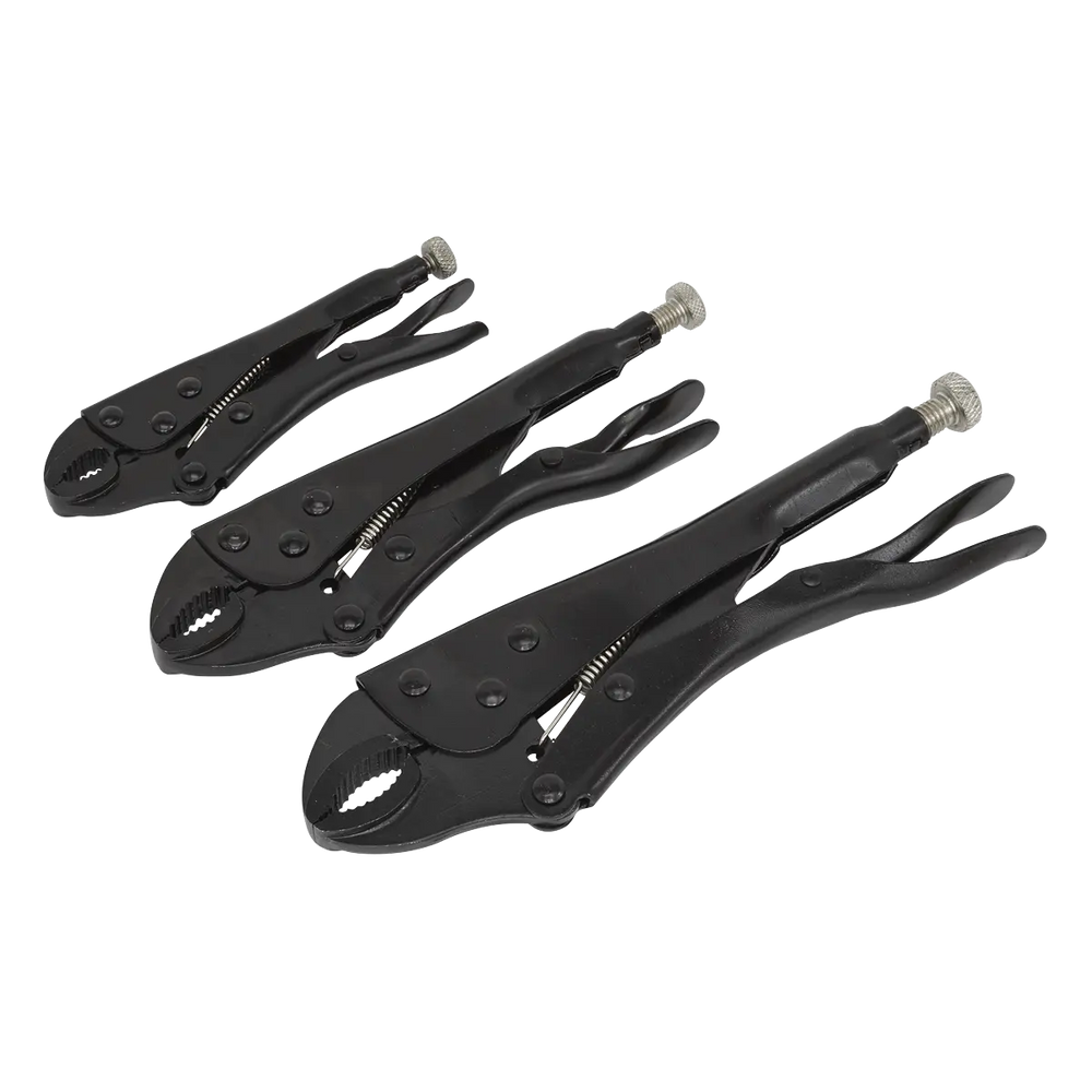 Sealey Locking Pliers Set 3pc