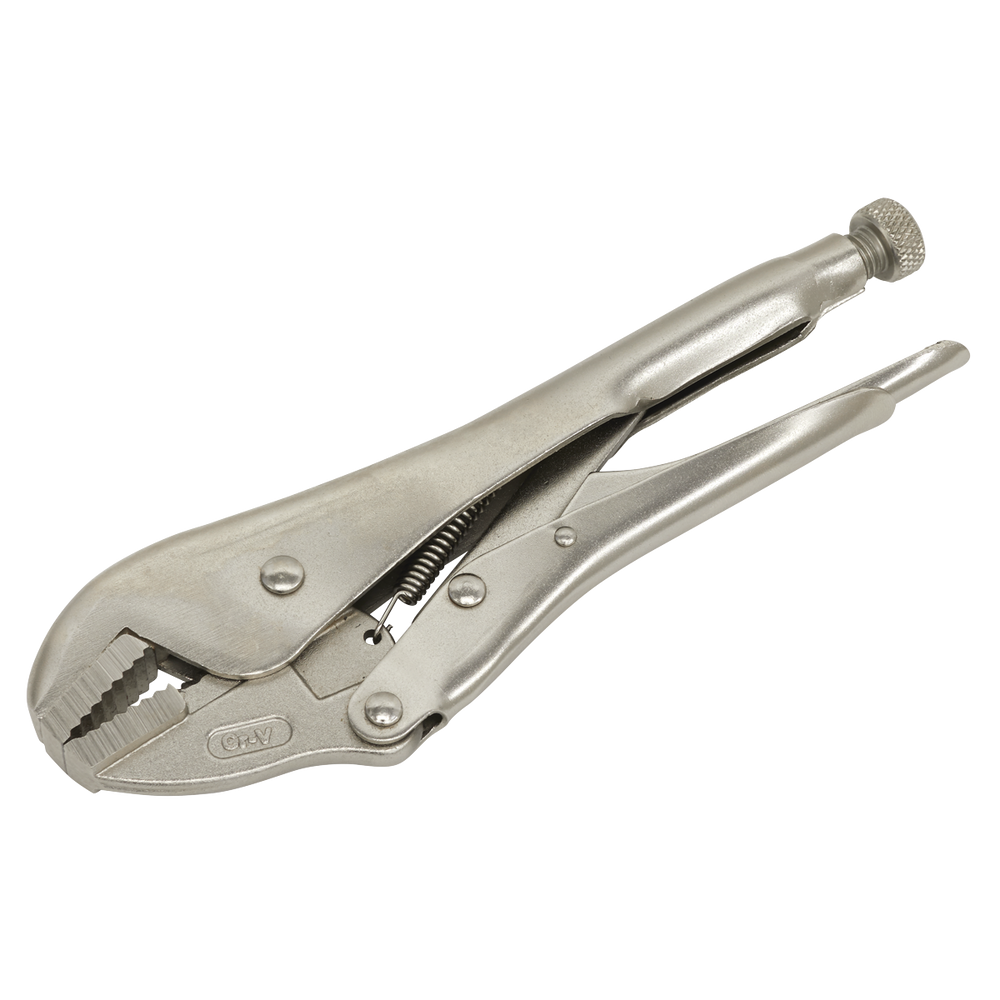 Sealey Premier Locking Pliers Straight Jaws 225mm 0-44mm Capacity
