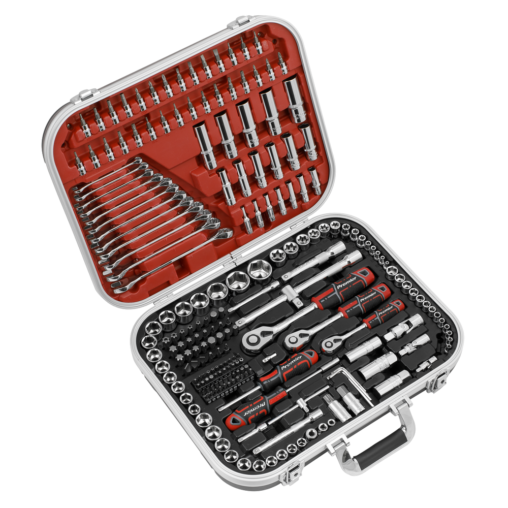 Sealey Premier Socket Set 1/4", 3/8" & 1/2"Sq Drive 216pc | Lifting ...