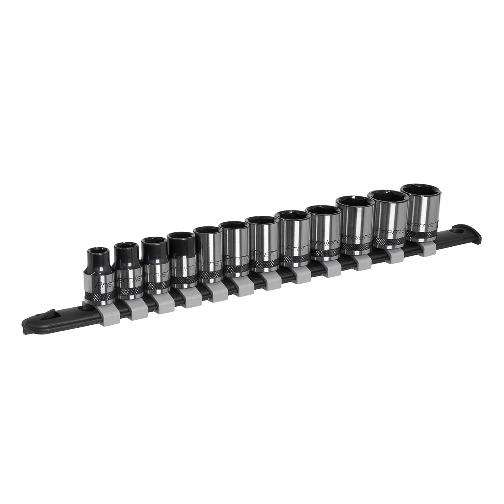 Sealey Premier Black Socket Set 3/8"Sq Drive 12pc