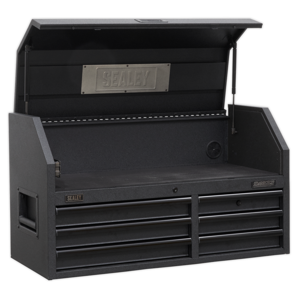 Sealey Superline PRO® Black Edition Topchest with 6 Soft Close Drawers