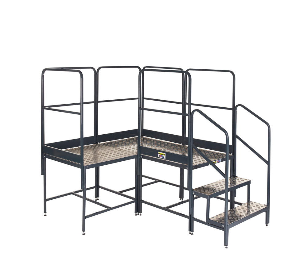 Climb-It UK Platform - Three Platforms Corner (2 x 1) | Lifting ...