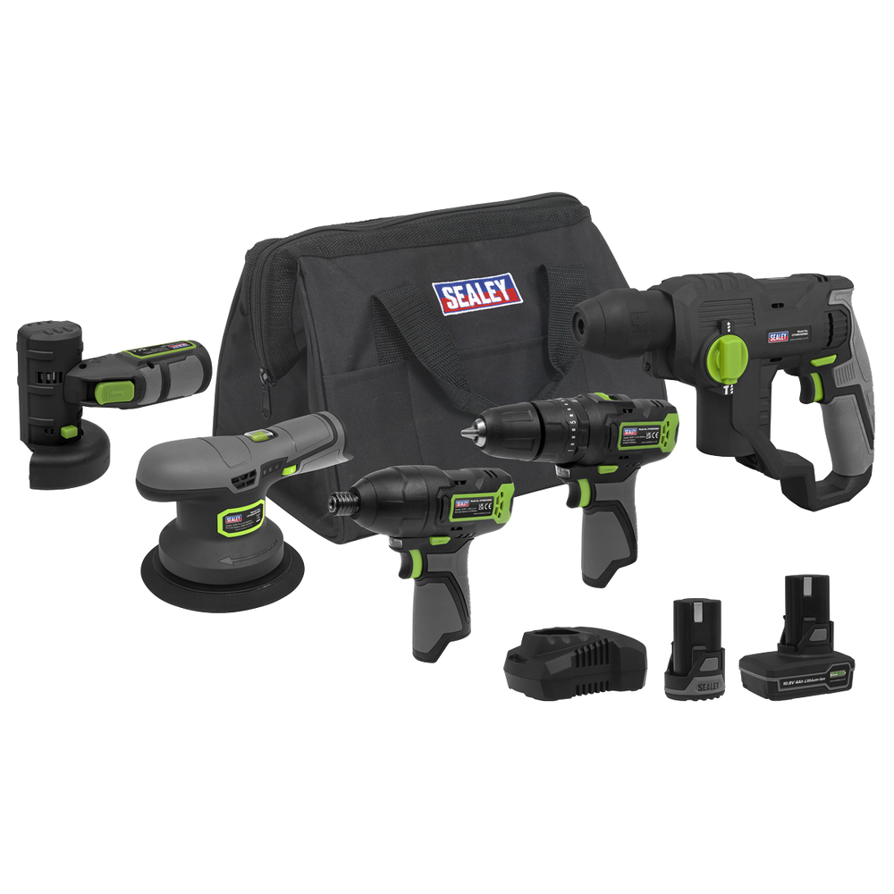 Sealey 5 x SV10.8 Series Cordless Combo Kit 10.8V