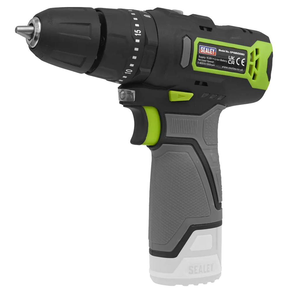Sealey SV10.8 Series 10mm Cordless Combi Drill Kit 10.8V