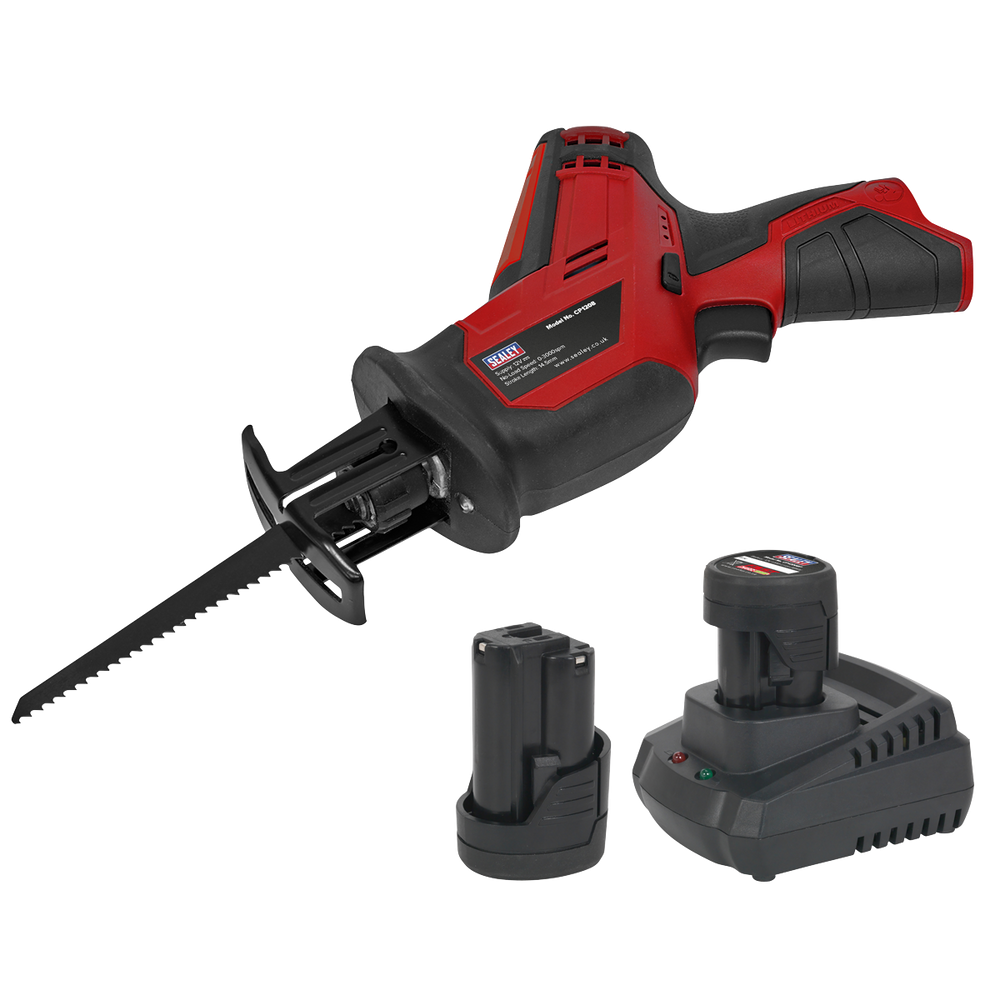 Sealey SV12 Series Cordless Reciprocating Saw Kit 12V - 2 Batteries