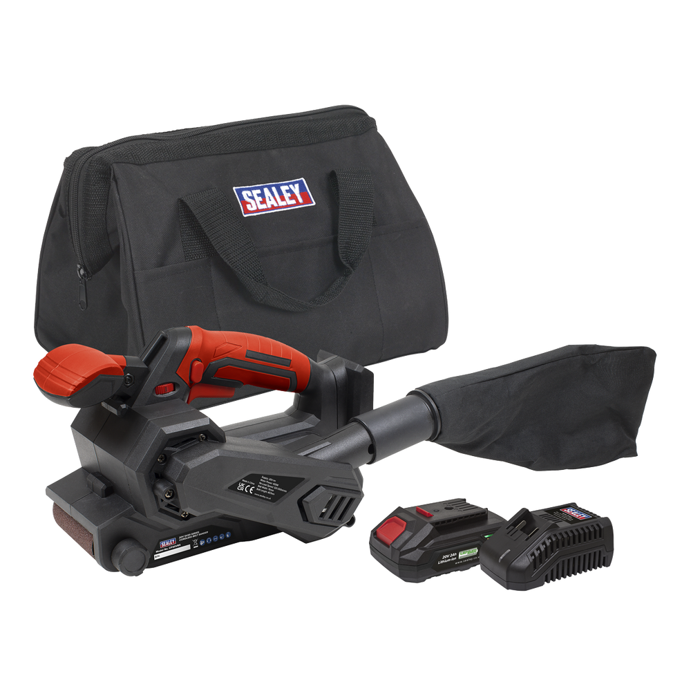 Sealey SV20 Series Cordless Belt Sander Kit 20V 2Ah