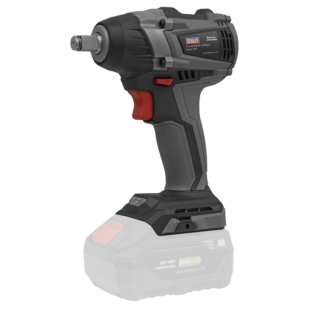 Sealey SV20 Series 1/2"Sq Drive Impact Wrench 20V - Body Only | Lifting ...