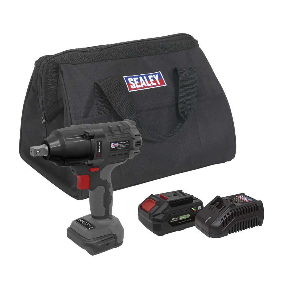 Sealey Premier SV20 Series 1/2"Sq Drive Brushless Cordless Impact Wren