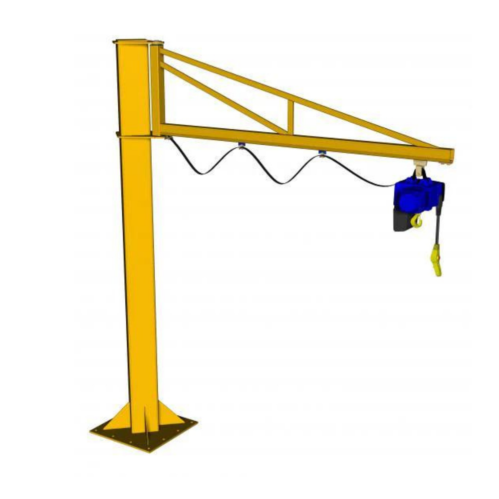 Free Standing Over-Braced Jib Crane- 5m Arm