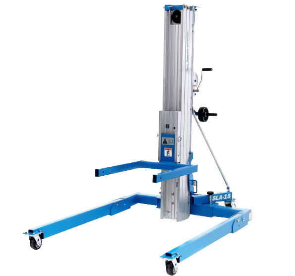 Genie Superlift Advantage SLA-15 Material Lift Winch Stacker - Straddl