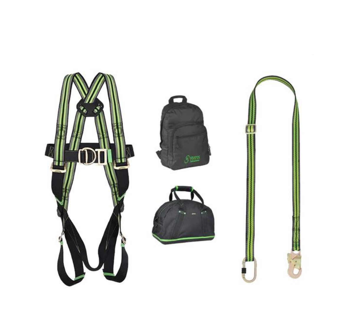 Kratos 2 Point Restraint Kit With Adjustable Webbing Lanyard