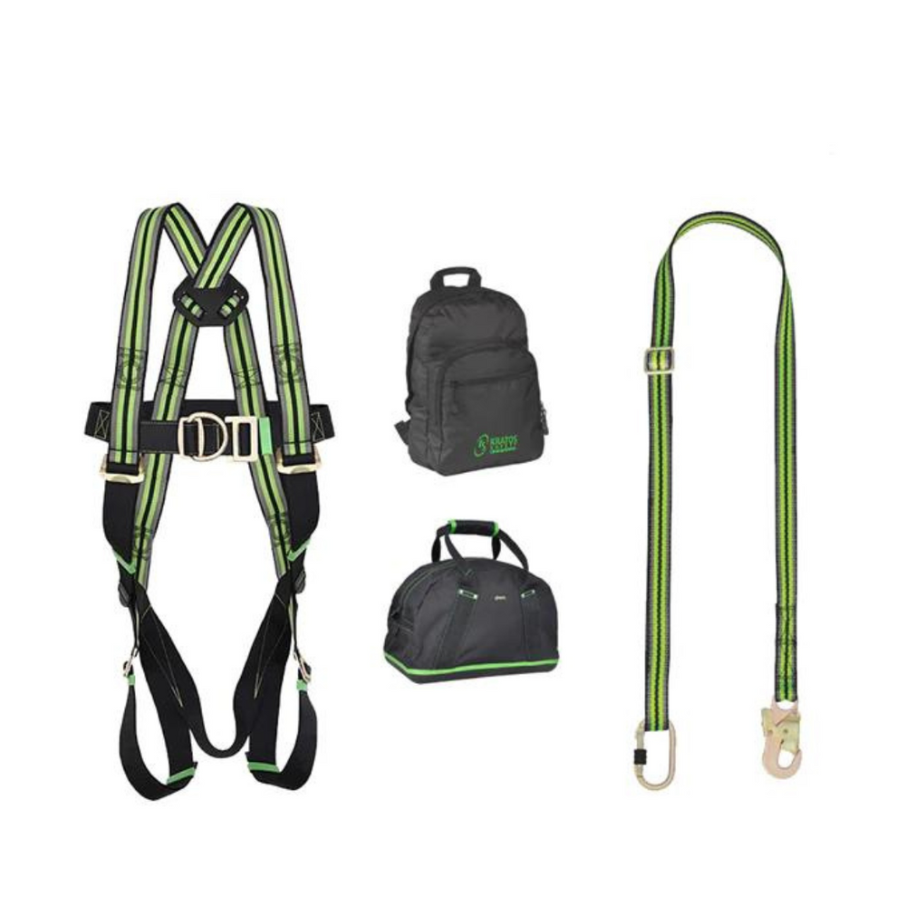 Kratos 2 Point Restraint Kit With Adjustable Webbing Lanyard