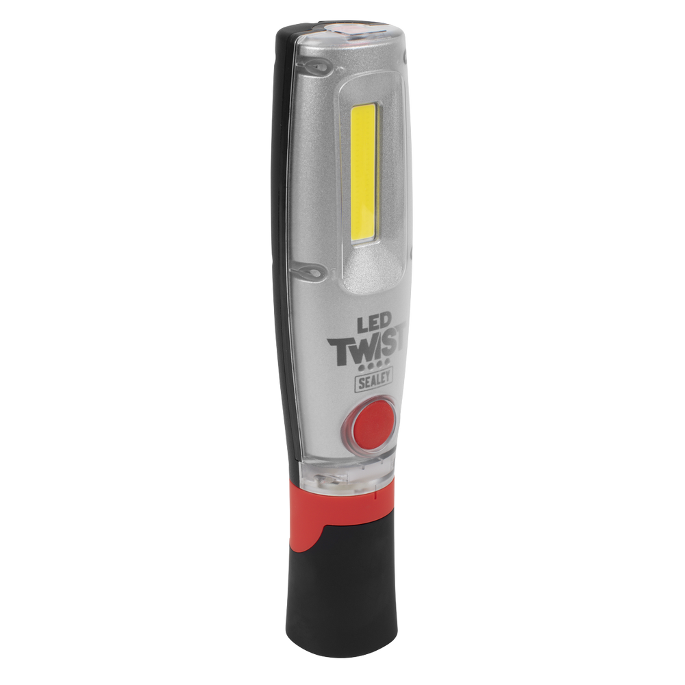 Sealey LED Twist Rechargeable Inspection Light 16W COB & 1W SMD