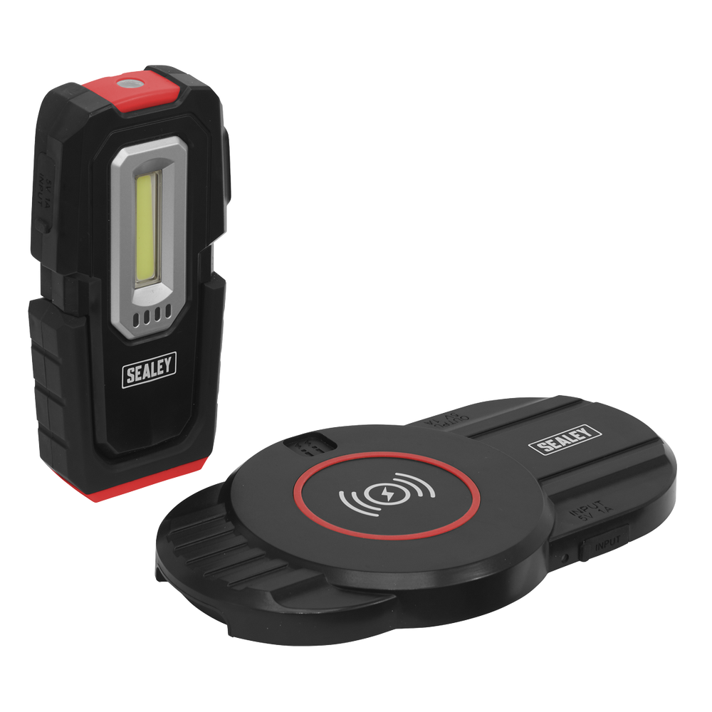 Sealey Inspection Light with Single Wireless Charging Base 3W COB & 1W