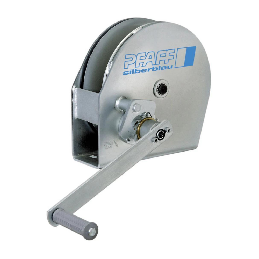 Pfaff Silberblau Stainless Steel LB Base/Column Mounted Wire Rope Winc