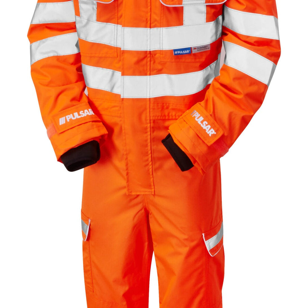 PULSAR PR505 PROTECT HV Orange Waterproof Coverall