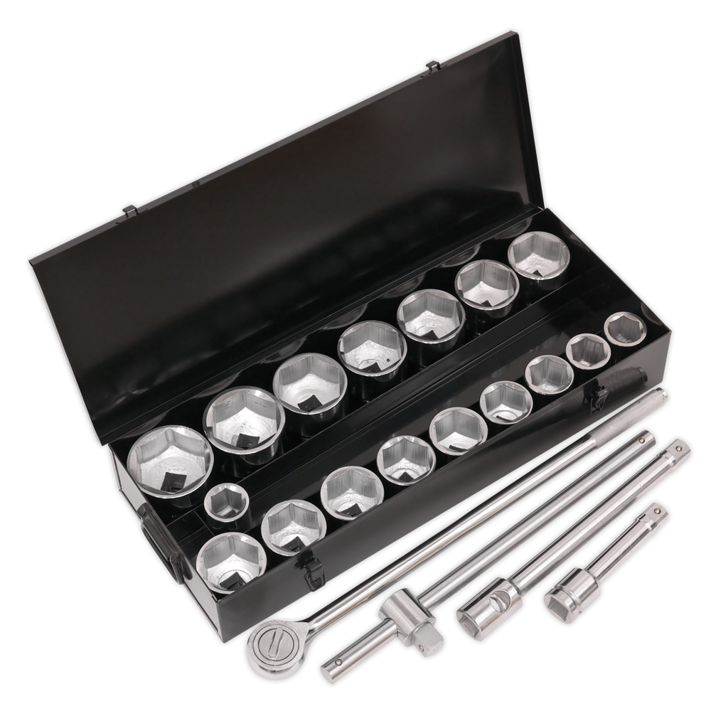 Sealey Siegen Socket Set 1"Sq Drive 21pc
