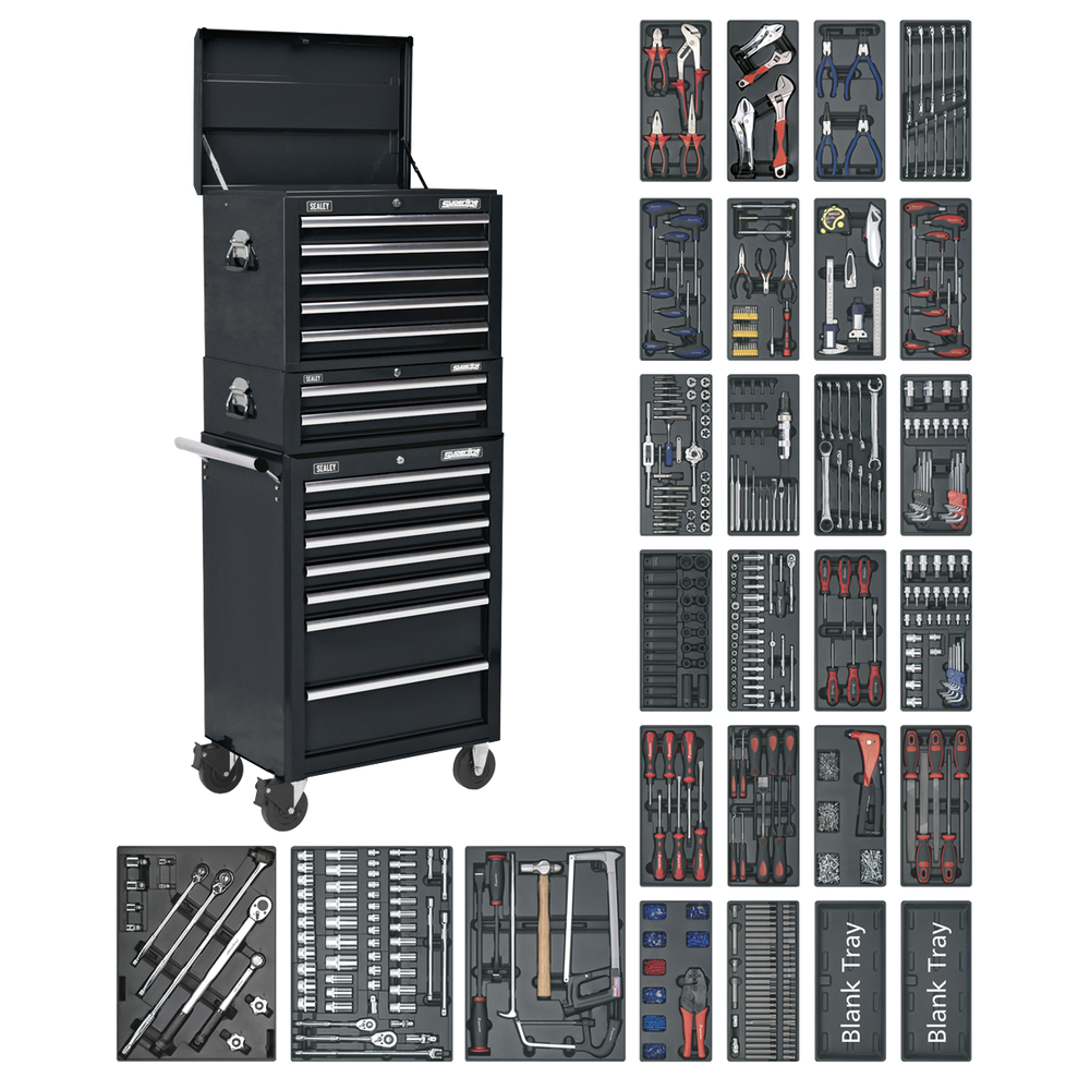 Sealey Superline PRO® Tool Chest Combination 14 Drawer with 1179pc Too