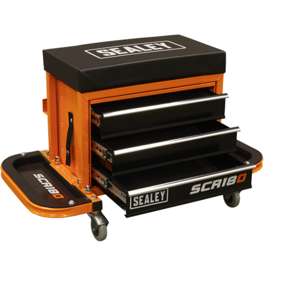Sealey Mechanics Utility Seat & Tool Box