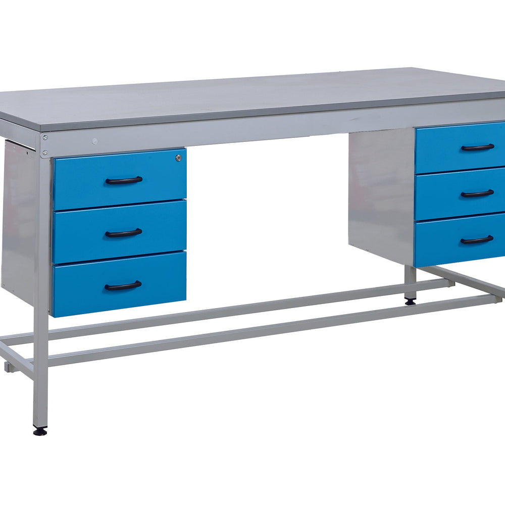 Taurus Utility Workbench with Two Triple Drawers