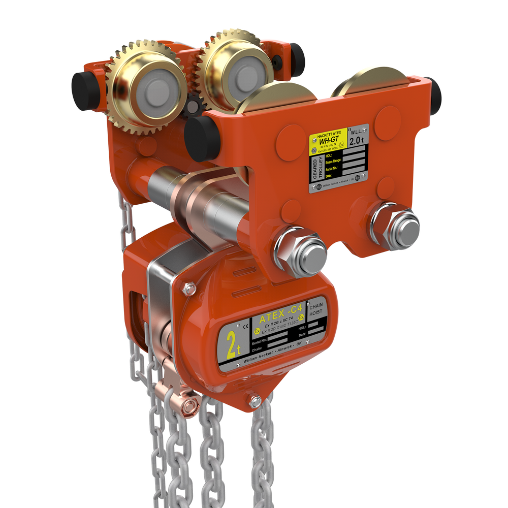 William Hackett ATEX C4 Combined Chain Hoist and Trolley | Lifting ...