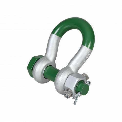 Galvanised Super Green Pin Safety Pin Bow Shackles | Lifting Equipment ...