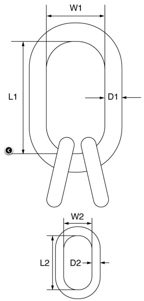 Premium Grade 8 Fram Quad Master Link Assembly