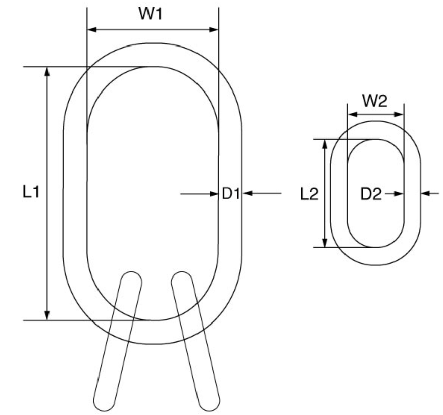 Premium Grade 8 DNV Quad Master Link Assembly