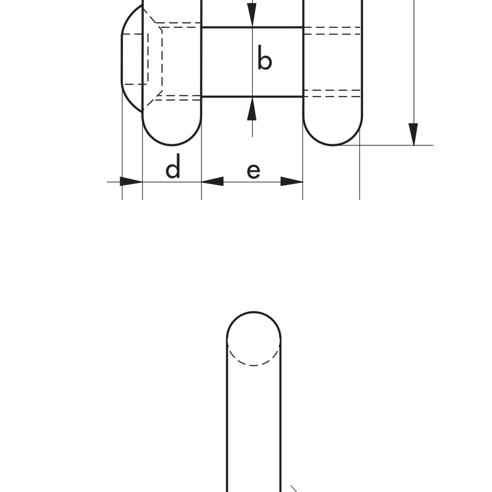 Green Pin Sunken Hole Dee Shackle
