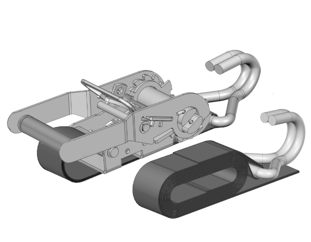 LashKing 50mm 2-Part Ratchet Lashing