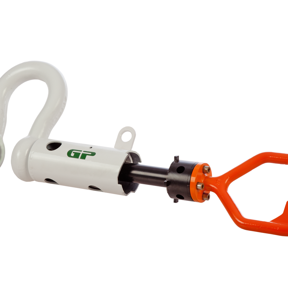 Green Pin ROV Guided Pin Shackle With D-Handle