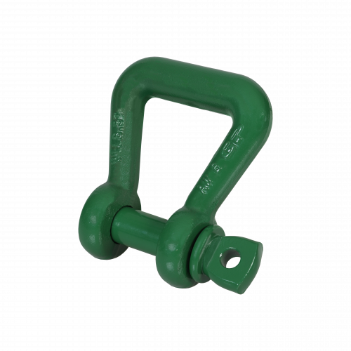 Green Pin Grade 8 Web Sling Shackle with Screw Collar Pin
