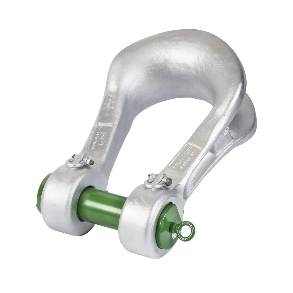 Green Pin Power Sling Shackle with Safety Nut & Bolt Pin