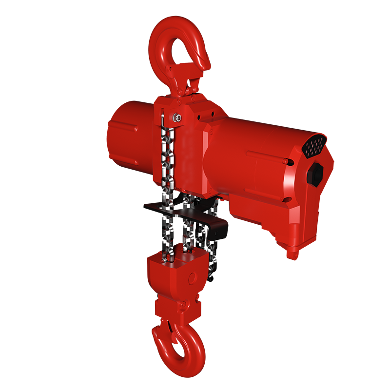 Red Rooster Hook Suspension 980kg High Speed Air Hoist