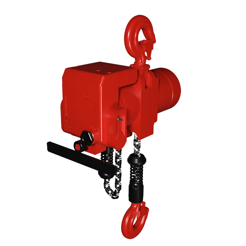Red Rooster Top Hook Suspension 500kg Air Hoist | Lifting Equipment Store