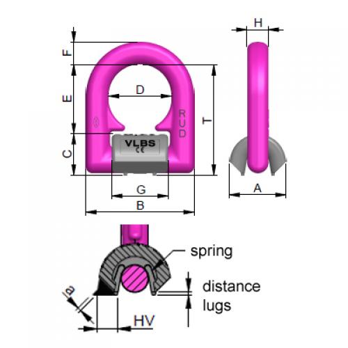 RUD VLBS Load Ring For Welding