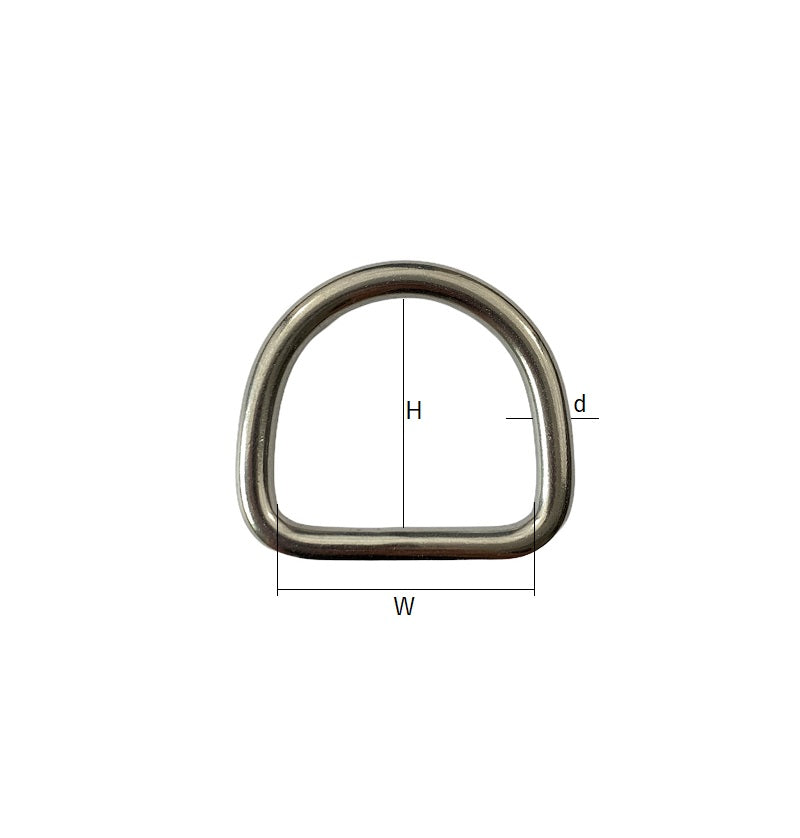 Stainless Steel Welded Dee Ring